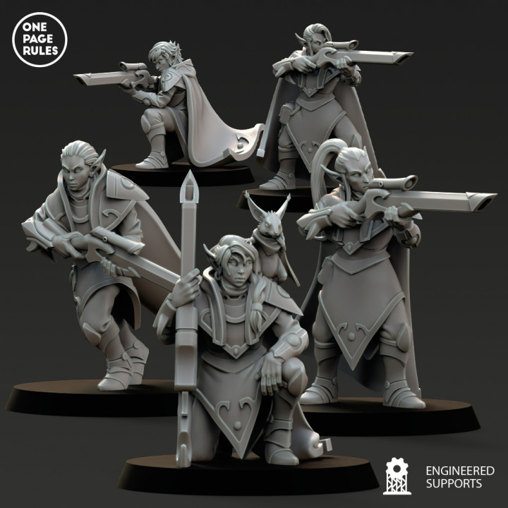 3D Printable High Elf Fleets - Release #1 by One Page Rules