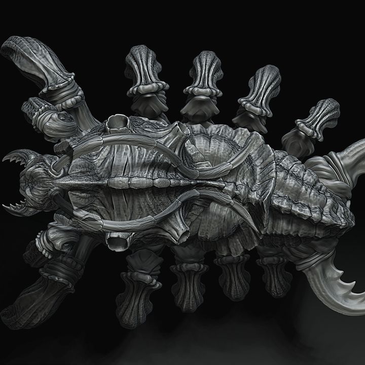 3D Printable Tyranids - Carnifex - Tyrant - Haruspex by TheGoodBrick