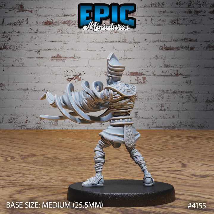 3D Printable Ancient Egyptian High Priest Magic / Mummy Warrior ...