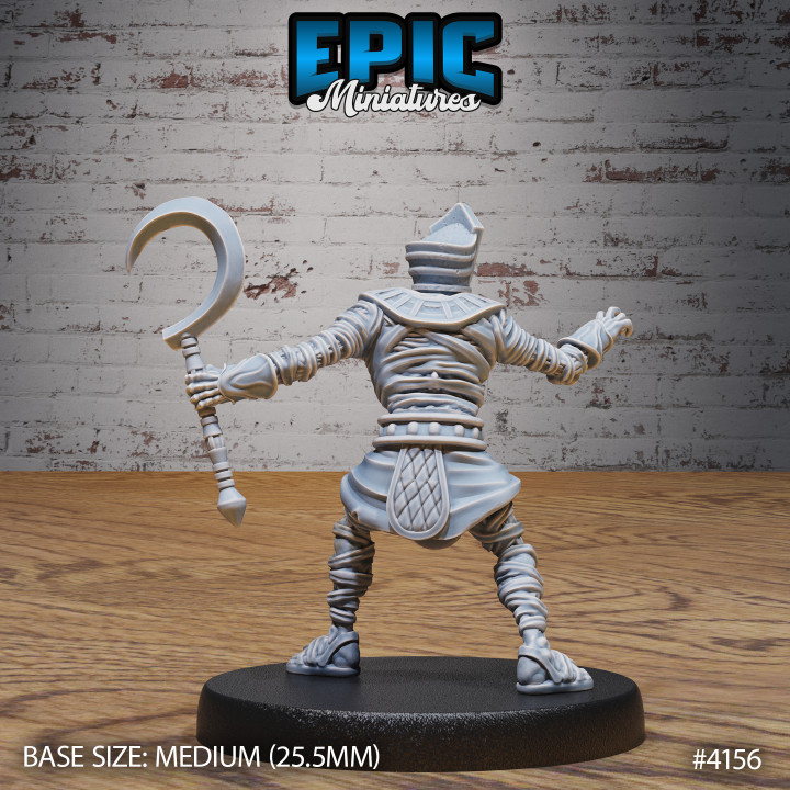 3D Printable Ancient Egyptian High Priest Set / Mummy Warrior / Pyramid ...