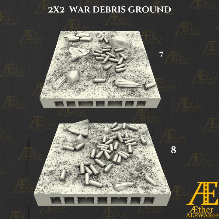 3D Printable AEPWAR07 - Forward Edge of the Battle Area by Aether Studios