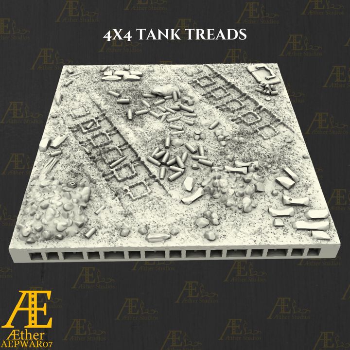 3D Printable AEPWAR07 - Forward Edge of the Battle Area by Aether Studios