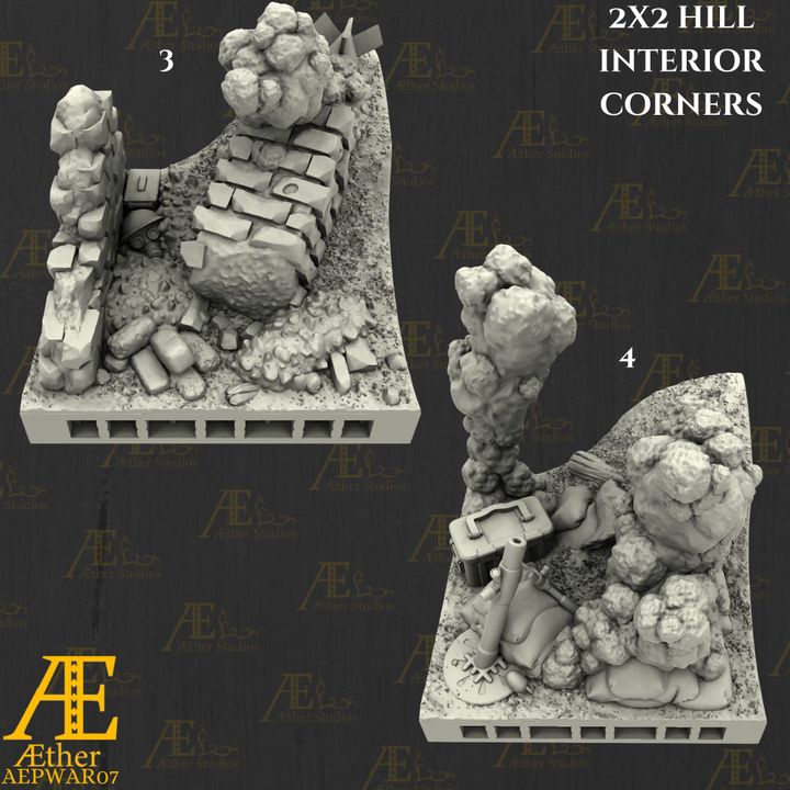 3D Printable AEPWAR07 - Forward Edge of the Battle Area by Aether Studios