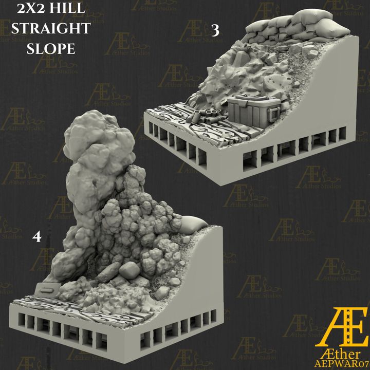 3D Printable AEPWAR07 - Forward Edge of the Battle Area by Aether Studios
