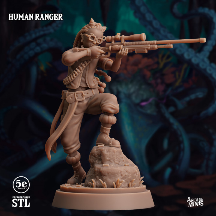 3D Printable Human Ranger by Sordane Publishing