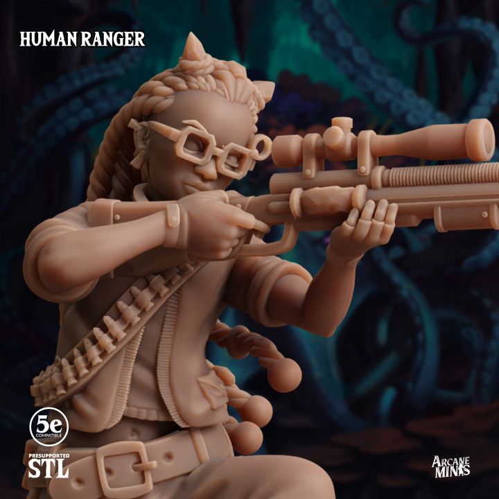 3D Printable Human Ranger by Sordane Publishing