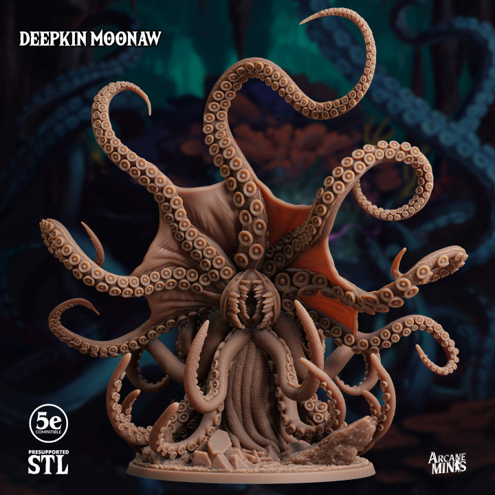 3D Printable Deepkin Moonaw by Sordane Publishing