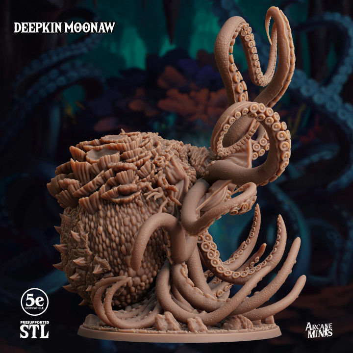 3D Printable Deepkin Moonaw by Sordane Publishing
