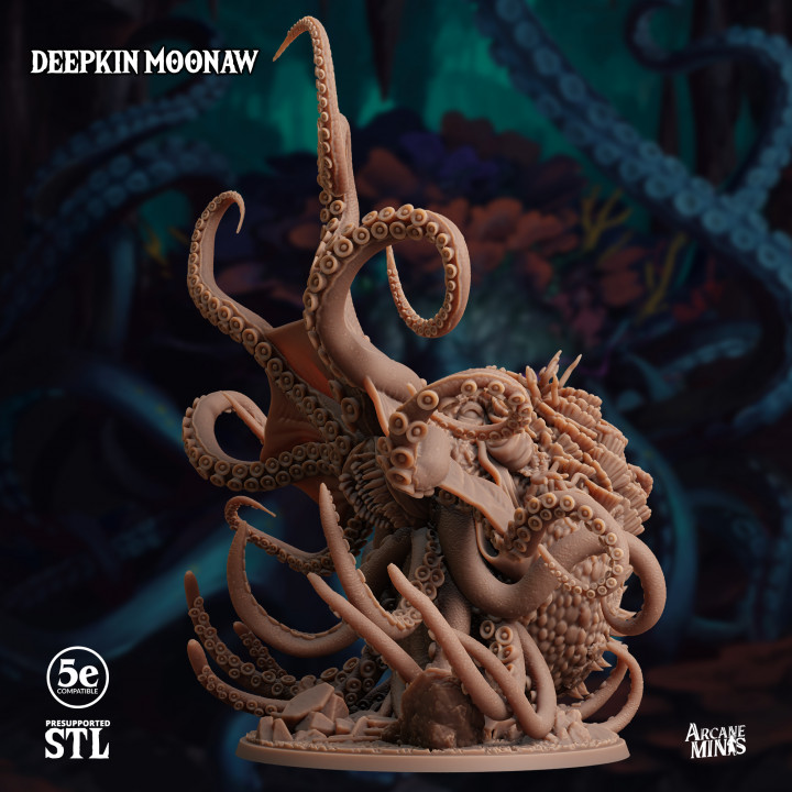 3D Printable Deepkin Moonaw by Sordane Publishing