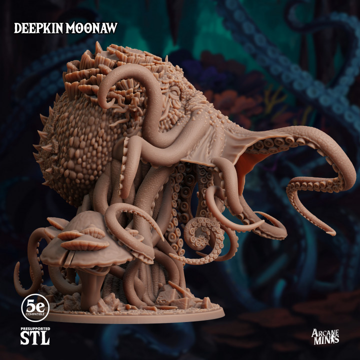 3D Printable Deepkin Moonaw by Sordane Publishing