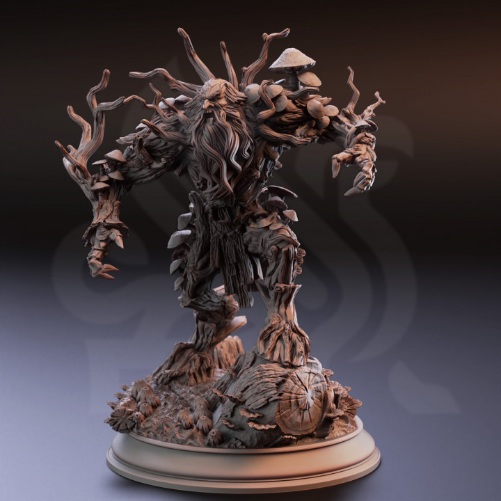 3D Printable Corrupted Elder Treant - Garamundis by DM Stash