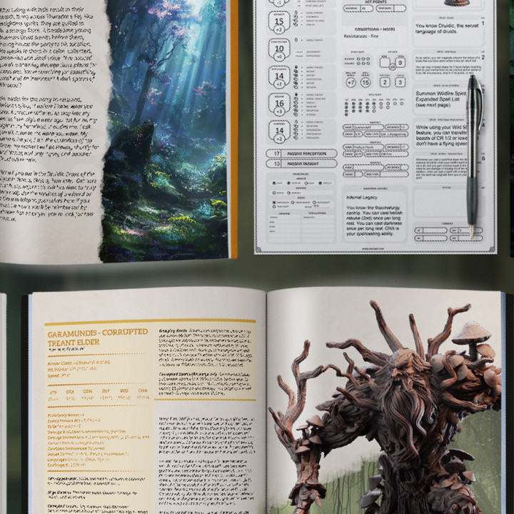 3D Printable A New Leaf (DM Stash Mar '24 Bundle) by DM Stash