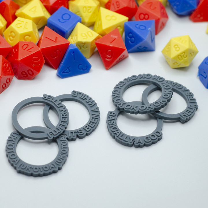 3D Printable Critical Role-inspired Novelty Status Rings by Found ...