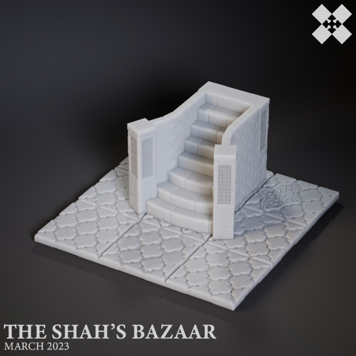 3D Printable The Shah's Bazaar by Tilesmith