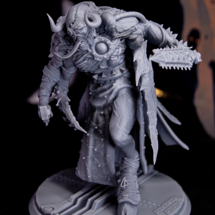 3D Printable Balael, Surgeon God by Immaterium God Miniatures