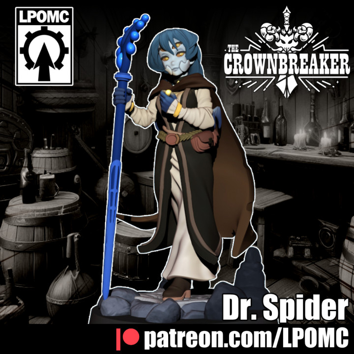 3D Printable Dr. Spider by LPOMC
