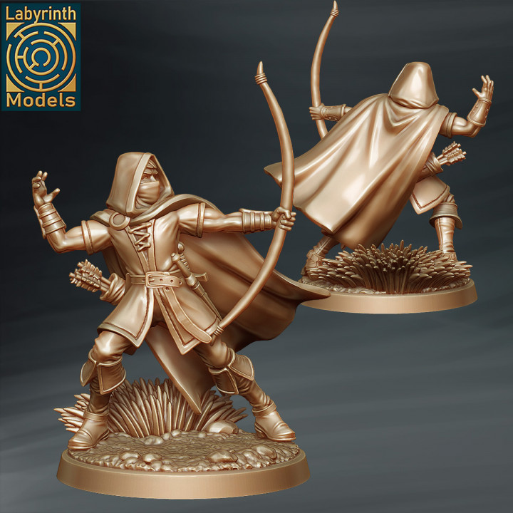 3D Printable Sherwood Outlaws - 32mm scale by Labyrinth Models