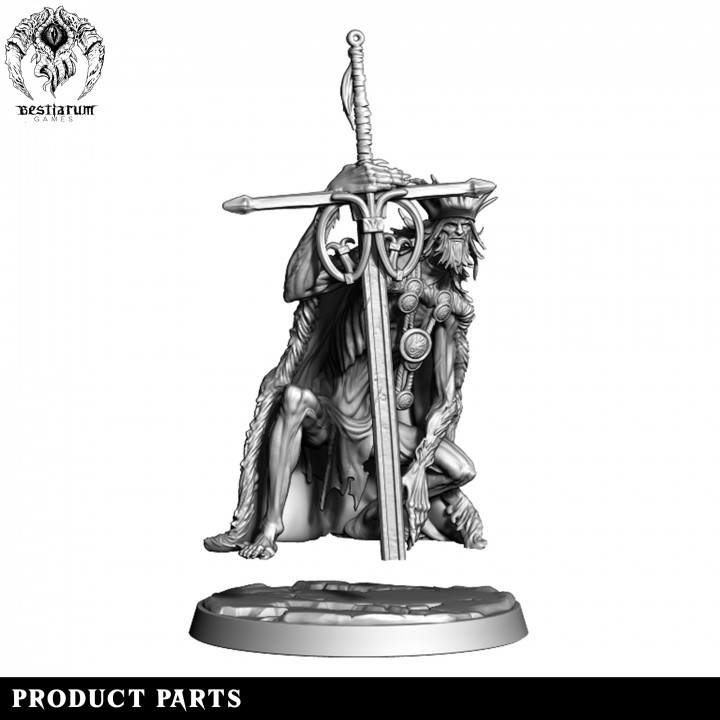 3D Printable Accursed Lords: Heroes Collection by Bestiarum Miniatures