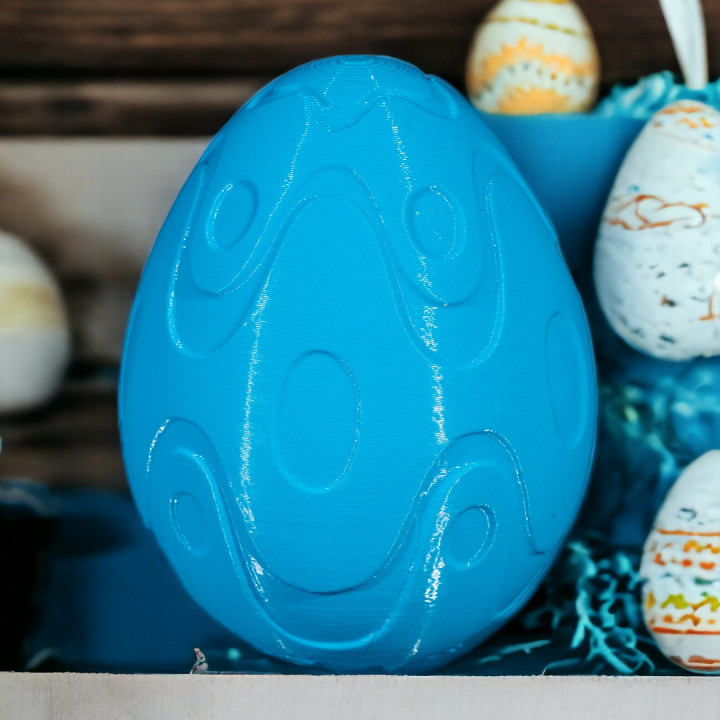 3D Printable Paint Your Own Easter Eggs by Stlflix