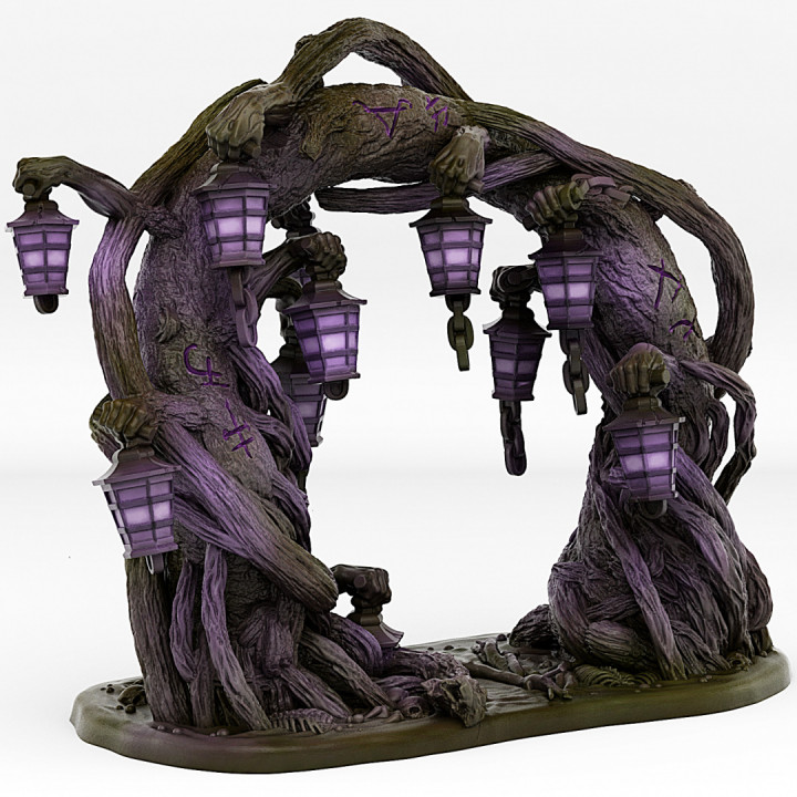 3D Printable CREEPY FOREST PORTAL WITH ITS DARK MAGIC EFFECT by ...
