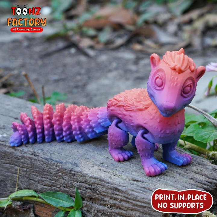 3D Printable Flexi Skunk by Toonz Factory