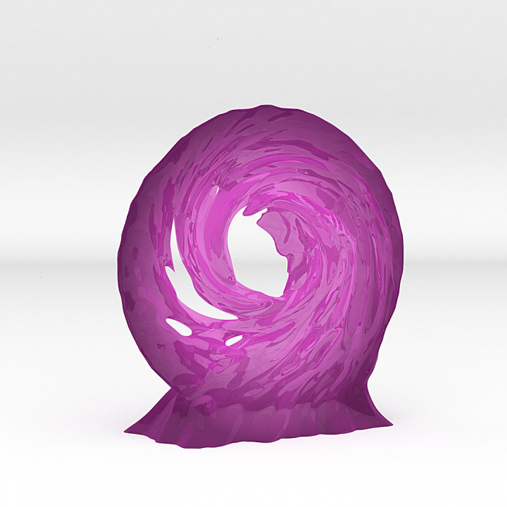3D Printable ANCIENT ASIAN TEMPLE PORTAL WITH ITS ANCESTRAL VORTEX ...