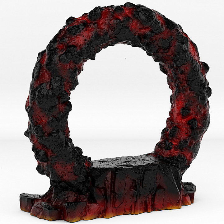 3D Printable LAVA PORTAL WITH ITS MAGMA FIRE EFFECT by Fantastic Plants ...