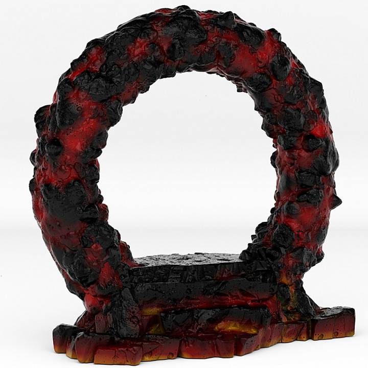 3D Printable LAVA PORTAL WITH ITS MAGMA FIRE EFFECT by Fantastic Plants ...