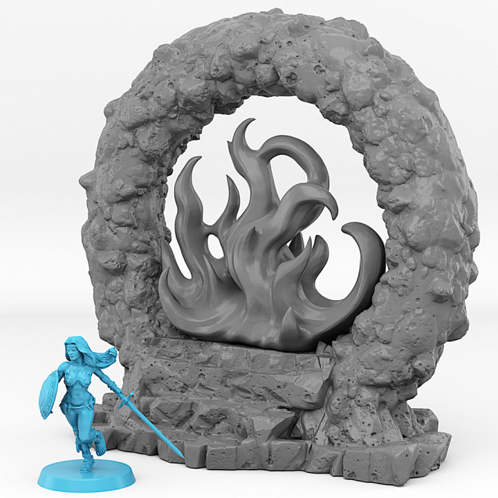 3D Printable LAVA PORTAL WITH ITS MAGMA FIRE EFFECT by Fantastic Plants ...