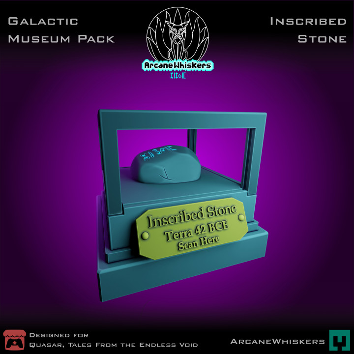 3D Printable Galactic museum pack by Arcane Whiskers