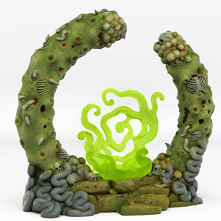 3D Printable PLAGUE PORTAL WITH ITS STRANGE SLIME EFFECT by Fantastic ...