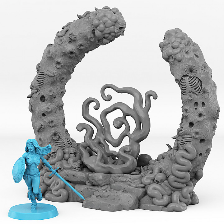 3D Printable PLAGUE PORTAL WITH ITS STRANGE SLIME EFFECT by Fantastic ...