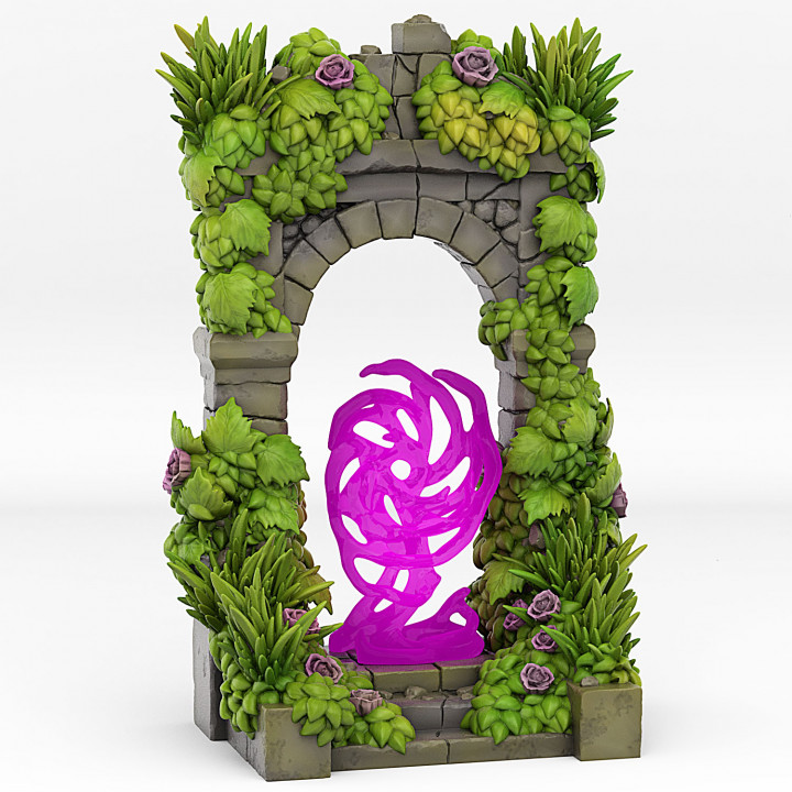 3D Printable MAGIC CASTLE PORTAL WITH ITS ROSE EFFECT by Fantastic ...