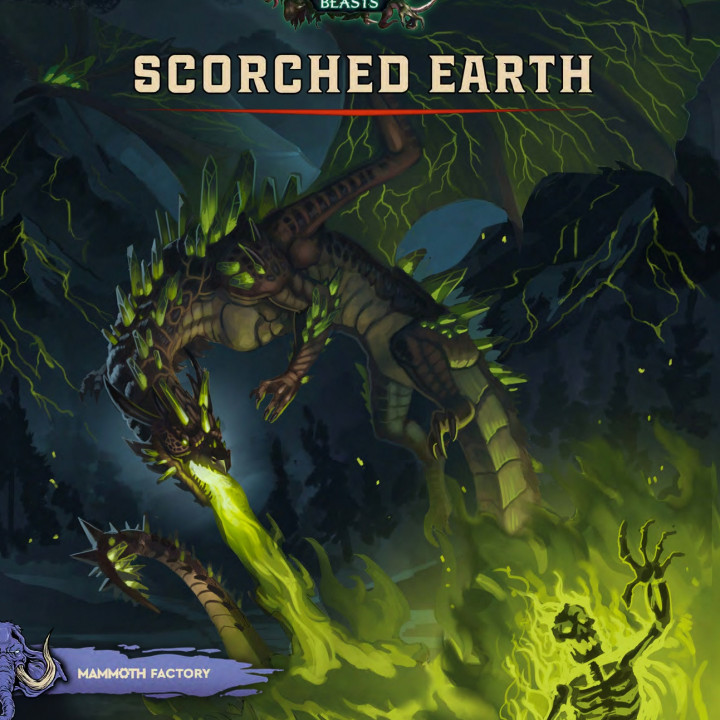 3D Printable PDF - Scorched Earth (5e Setting Guide) by Mammoth Factory