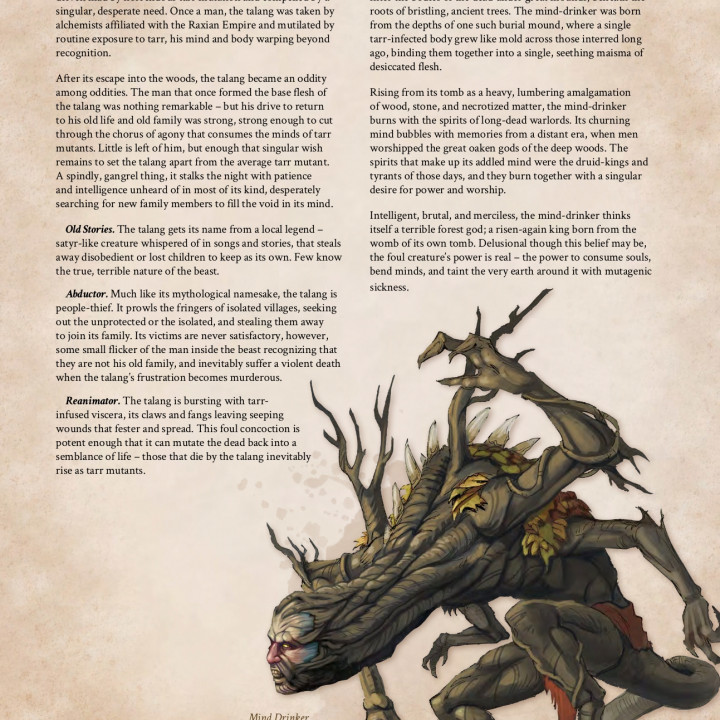 3D Printable PDF - Scorched Earth (5e Setting Guide) by Mammoth Factory