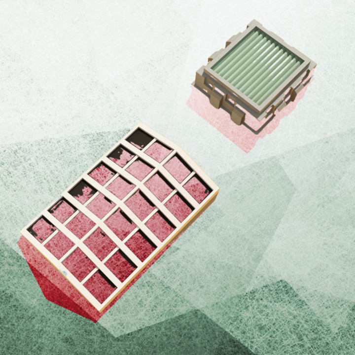 3D Printable Concretium Hab-block / Hab-tower flat roofs by ...