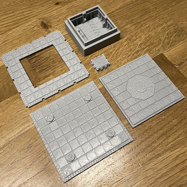 3D Printable Concretium Hab-block / Hab-tower flat roofs by ...