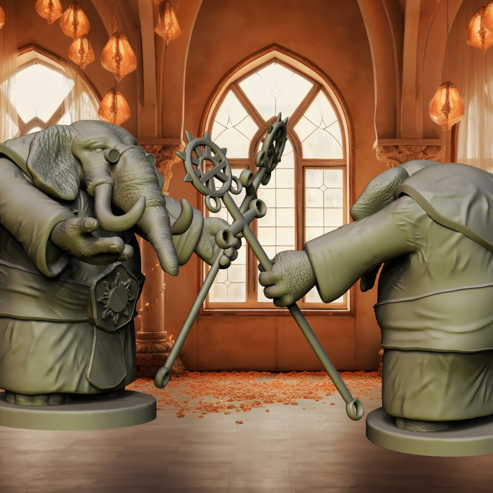 3D Printable Father Azralis, Priest of Lathander by Studio Fantasms