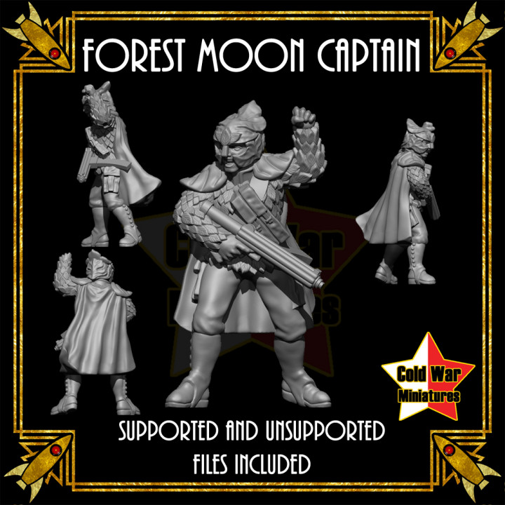 3D Printable Forest Moon Captain by Cold War Miniatures