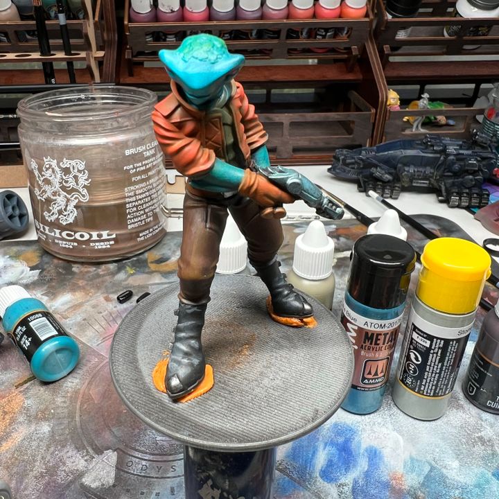 3D Print of Captain Paz Valador 75mm by RadikalKit