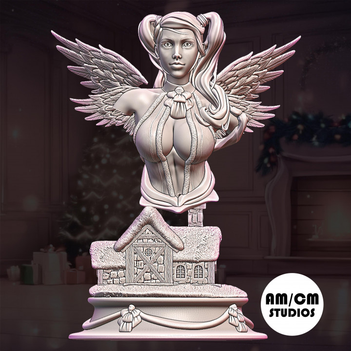 3D Printable Carol Seraphim Pin-Up (Personal use) by AMCM Studios
