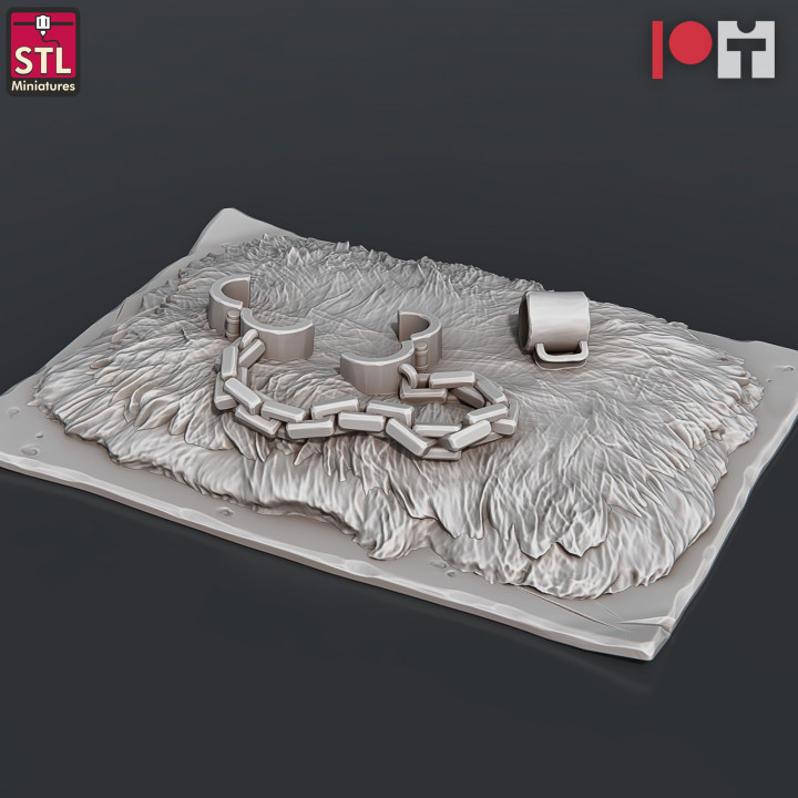 3D Printable Jail Set by STL Miniatures