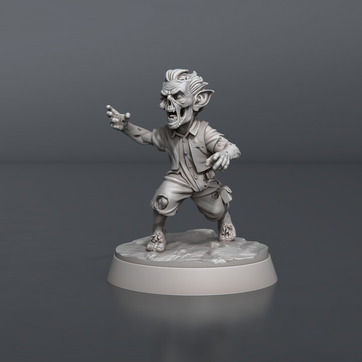 3D Printable Zombie Set by STL Miniatures