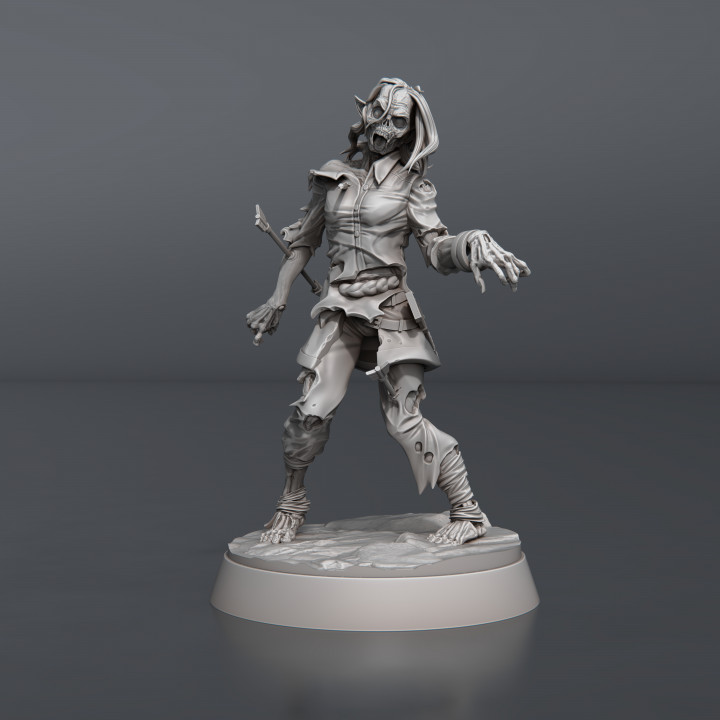 3D Printable Zombie Set by STL Miniatures