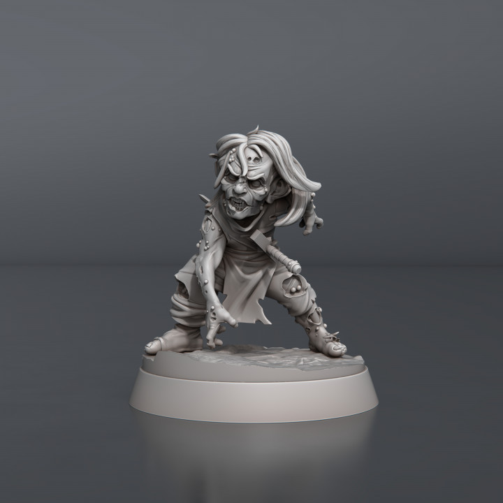 3D Printable Zombie Set by STL Miniatures