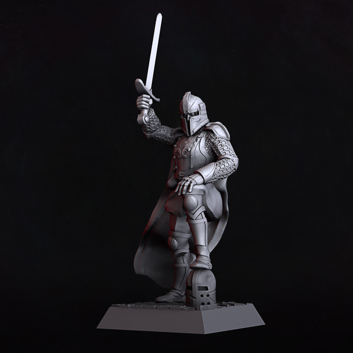 3D Printable Knight by Ludwik