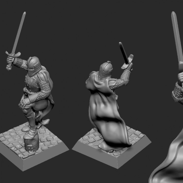 3D Printable Knight by Luis