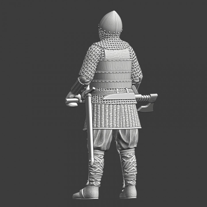 3D Printable Byzantine Varangian Guard - Elite Warrior by Northern ...