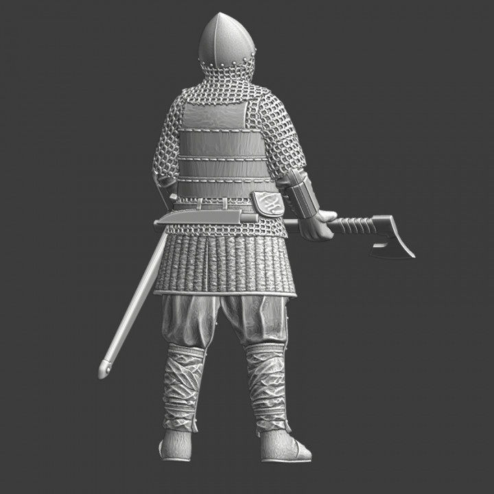 3D Printable Byzantine Varangian Guard - Elite Warrior by Northern ...