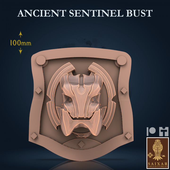 3D Printable Ancient Sentinel Hunting Board by Saixar Collectibles